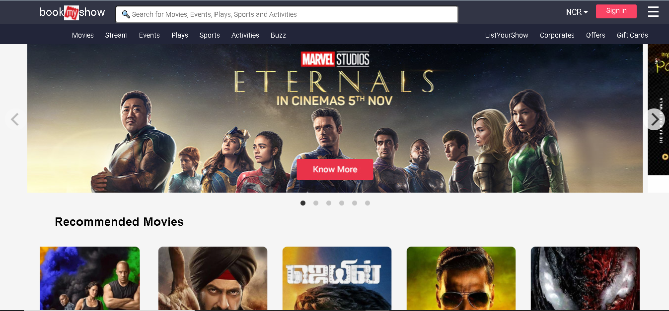 GitHub - anishtiwari09/bookMyShow_Tribe_Project: BookMyShow is India's largest entertainment ...