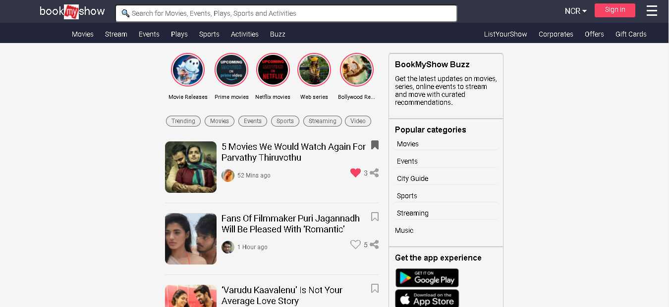 GitHub - anishtiwari09/bookMyShow_Tribe_Project: BookMyShow is India's largest entertainment ...
